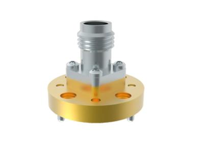 China 50GHz~67GHz WR15 BJ620 To 1.85mm Female Waveguide To Coax Adapter End Launch 1.85/BJ620-KFE for sale