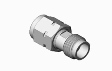 China Professional Quality Assurance 1.85mm Male to Female Stainless Steel RF Connector Adapter for sale