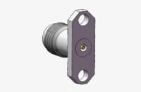 China 50Ω Stainless Steel Female RF Coaxial Connector Lifetime 500Cycles for Industrial for sale