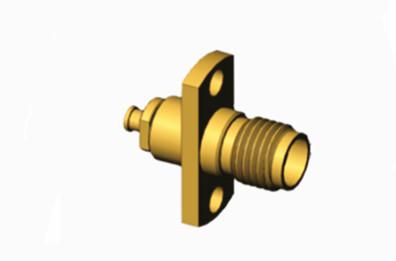 China K2.92 Series Brass Material Female Cable Connector For 1#Semi-rigid / Flexible Cable for sale