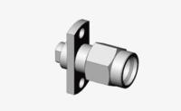 China 2.92mm Series Male 2-hole Flange RF Coaxial Plug For 2#Semi-rigid / Flexible Cable for sale