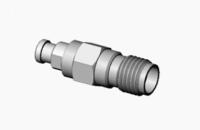 China Straight Female Stainless Steel RF Connector for CXN3506/MF108A Cable Plating Passivated for sale