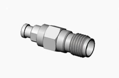 China Straight Female Stainless Steel RF Connector for CXN3506/MF108A Cable Plating Passivated for sale