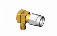 China Brass / SS Right Angle Male RF Connector for CXN3506/MF108A Cable Plug for sale