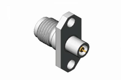 China Stainless Steel Material K Type 2.92mm RF Coxial Connector PCB Mount for sale