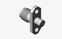 China K2.92 Female Stainless Steel 2-hole Flange Mount PCB RF Coaxial Connector for sale