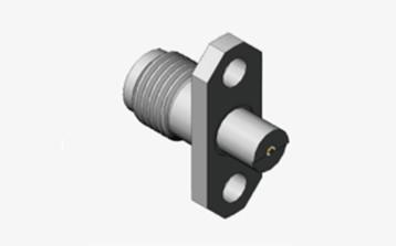 China K2.92 Female Stainless Steel 2-hole Flange Mount PCB RF Coaxial Connector for sale