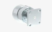 China High Performance N Male Flange Mount Micro Strip RF Coaxial Connector for sale