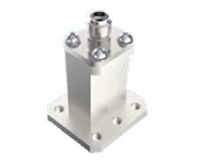 China WR51 15-22GHz K2.92mm End Launch Waveguide To Coaxial Adapter For Aerospace for sale