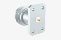 China High Frequency N Female 4-hole Flange Microstrip RF Coaxial Connector for sale