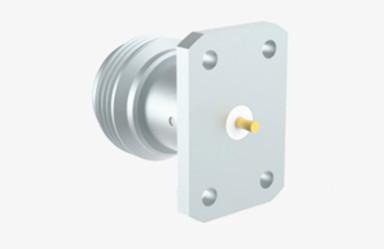 China High Frequency N Female 4-hole Flange Microstrip RF Coaxial Connector for sale