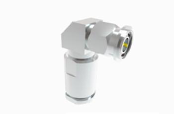 China Stainless Steel TNC Type Male Right Angle RF Coaxial Connector for sale