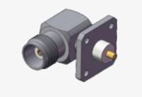 China Durable TNC Female 4-Hole Flange RF Connector For Reliable Connections for sale