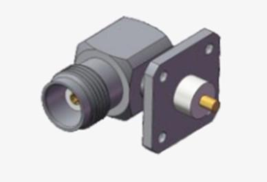 China Durable TNC Female 4-Hole Flange RF Connector For Reliable Connections for sale