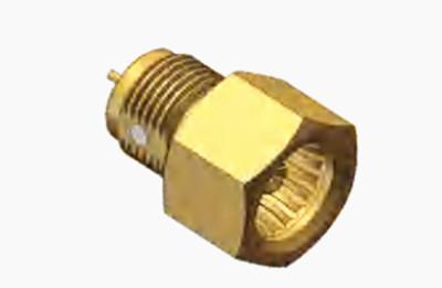China BMA Female Brass Bulkhead Microstrip RF Coaxial Connector for sale