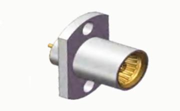 China BMA Female Stainless Steel Housing Flange Mount RF Coaxial Connector for sale