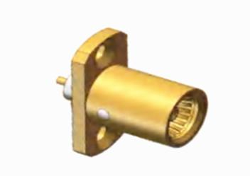 China Brass Contact BMA Waterproof Female Straight RF Coaxial Connector for Microstrip Applications for sale