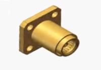 China High Reliable BMA Female 4-hole Flange Brass RF Coaxial Connector for sale