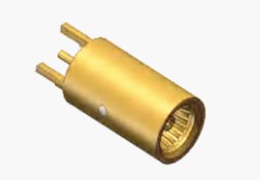 China BMA Female Brass PCB Mount RF Coaxial Connector with Microstrip for sale
