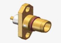 China BMA Male 2-hole Flange RF Coaxial Connector for PCB Mount for sale