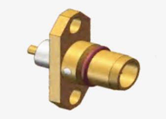 China BMA Male 2-hole Flange RF Coaxial Connector for PCB Mount for sale