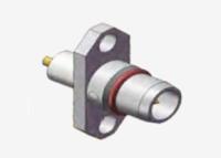 China BMA Male Stainless Steel Housing 2-hole Flange RF Coaxial Connector for sale