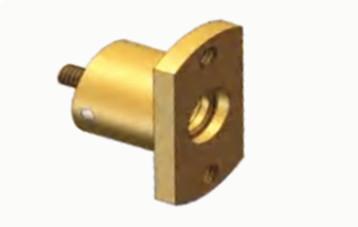 China SBMA Female Flange Straight RF Coaxial Connector with Microstrip and Nickel / Gold Plating for sale