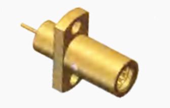 China SBMA Hermetic Seal Female 2-hole Flange RF Coaxial Connector for PCB Board for sale