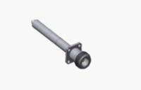 China N Female 4-hole Flange RF Coaxial Connector with Long Microstrip for sale