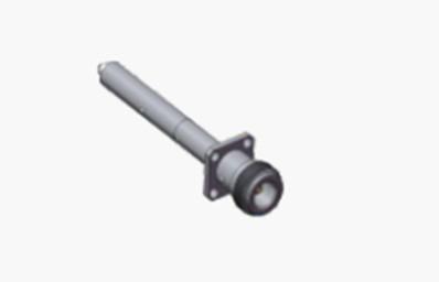 China N Female 4-hole Flange RF Coaxial Connector with Long Microstrip for sale