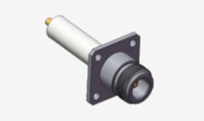 China N Female RF Coaxial Connector 4-hole Flange with Long Microstrip for sale