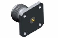 China 4-hole Flange N Series Female RF Coaxial for Communication Application for sale