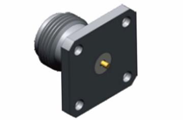 China 4-hole Flange N Series Female RF Coaxial for Communication Application for sale