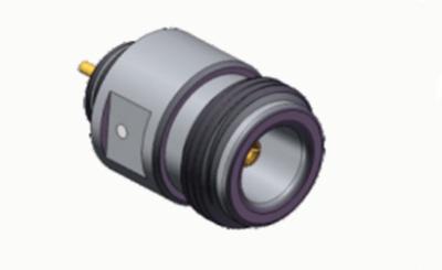 China N-KYD13 Gold Plated N Bulkhead Female Microstrip RF Coaxial Connector With Brass Pin for sale