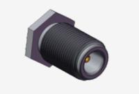 China N Female Nickel Plated Bulkhead RF Coaxial Connector With Microstrip for sale