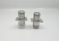 China Stainless Steel N Type Female to Female 4 Hole Flange Adapter 11GHz for sale