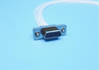 China Male Plug J30J Micro D Connector DWV 800V For Crimping Contact Wire Length 100cm for sale