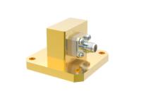 China 8.2GHz~12.5GHz WR90 To SMA Female Right Angle Waveguide To Coax Adapter SMA/BJ100-KF6 for sale