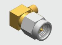 China 90 Degree Right Angle 18Ghz SMA Male Plug Coaxial Cable Connector Solder Type With Stainless Steel Screw Sleeve Suitable For Cable MF108A/CXN3506 for sale