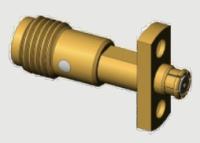 China 2 Holes Flange Mount SMA Female/Jack To SMP Female / Jack Adapters Up To 18GHz for sale