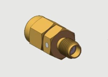 China SMA Male to SSMA Female RF Coaxial Adapters for Microwave Measurement Communication Radar SATCOM DC-18GHz 50 Ohm Impedance for sale