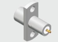 China Stainless Steel SMP Male Plug 2 Hole Flange Mount Full Detent Microstrip Connector With Frequency Up To 18GHz for sale