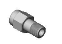 China 50 Ohm Stainless Steel Straight SMA Male / Plug To SMP Limited Detent Male/plug Adapters Frequency Up To 18 GHz for sale