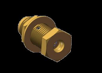 China 500V Rated 50 Ohm SMA Female Jack To SMP Male Plug RF Coaxial Adapter Smooth Bore Bulkhead Mount Insulation Dielectric PTF for sale