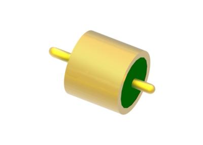 China Single Pin RF 50Ohm Glass To Metal Seal Connectors Hermetic M2018-3 for sale
