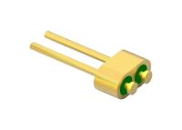 China 2-Pin Nail Head Glass To Metal Hermetic Seal Header With Gold Wire Bonding Surface MC-628-JH for sale