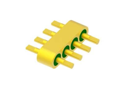 China Multi-pin Gold Plated 4-Pin Header With Hermetic Connectors MC-677-JH for Glass Material 7052 for sale