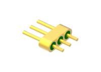 China 3 Pins Hermetic Multi Pin Header Connector With Milling Flat Bonding Surface MC-1412-JH for sale
