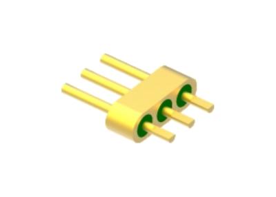 China 3 Pins Hermetic Multi Pin Header Connector With Milling Flat Bonding Surface MC-1412-JH for sale