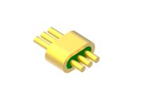 China Kovar 4J29 3-Pin Header Connector Hermetic DC Straight Cut For Solder MC-1765-JH for sale